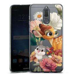 DeinDesign Handyhülle Bambi Klopfer Disney Bambi, Klopfer transparent, Huawei Mate 10 lite Silikon Hülle Bumper Case Handy Schutzhülle, weiß