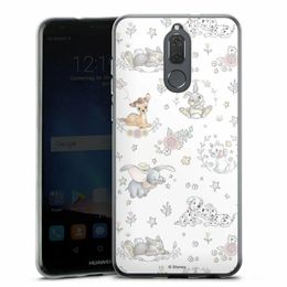 DeinDesign Handyhülle Disney Bambi Dumbo Sentimental Heritage Collection, Huawei Mate 10 lite Silikon Hülle Bumper Case Handy Schutzhülle, weiß