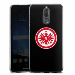 DeinDesign Handyhülle Eintracht Frankfurt SGE Adler Eintracht Frankfurt schwarz, Huawei Mate 10 lite Silikon Hülle Bumper Case Handy Schutzhülle, weiß