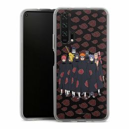 DeinDesign Handyhülle Akatsuki Naruto Shippuden Offizielles Lizenzprodukt Akatsuki Group, Huawei Honor 20 Pro Silikon Hülle Bumper Case Handy Schutzhü
