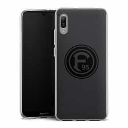 DeinDesign Handyhülle F95 Dunkel F95, Huawei Y6 (2019) Silikon Hülle Bumper Case Handy Schutzhülle, weiß, transparent