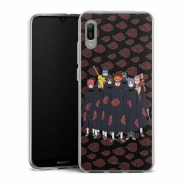 DeinDesign Handyhülle Akatsuki Naruto Shippuden Offizielles Lizenzprodukt Akatsuki Group, Huawei Y6 (2019) Silikon Hülle Bumper Case Handy Schutzhülle