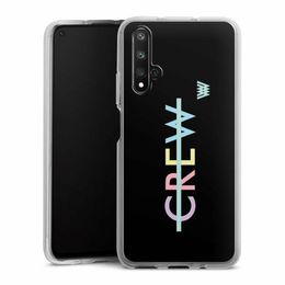 DeinDesign Handyhülle Wincent Weiss Crew Statement Crew, Huawei Nova 5T Silikon Hülle Bumper Case Handy Schutzhülle, weiß, transparent