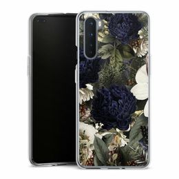 DeinDesign Handyhülle Utart Vintage Blumen Natur Blumen, OnePlus Nord Silikon Hülle Bumper Case Handy Schutzhülle, weiß, transparent