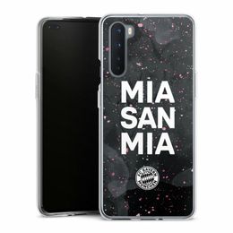 DeinDesign Handyhülle Mia San Mia Girl Style FC Bayern München Mia San Mia Girly - FCB, OnePlus Nord Silikon Hülle Bumper Case Handy Schutzhülle, weiß