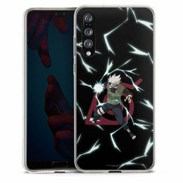 DeinDesign Handyhülle Kakashi Naruto Shippuden Offizielles Lizenzprodukt Kakashi Raikiri, Huawei P20 Pro Silikon Hülle Bumper Case Handy Schutzhülle