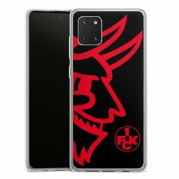DeinDesign Handyhülle Offizielles Lizenzprodukt 1.FCK Dauerkarte, Samsung Galaxy Note 10 lite Silikon Hülle Bumper Case Smartphone Cover, weiß