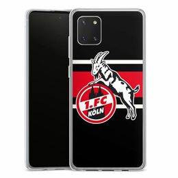 DeinDesign Handyhülle 1. FC Köln Offizielles Lizenzprodukt Colour Stripes 1.FC, Samsung Galaxy Note 10 lite Silikon Hülle Bumper Case Smartphone Cover