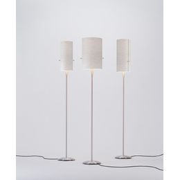Serien Lighting Club Floor L LED Alu geb&uuml;rstet/Schirm Melange Grau