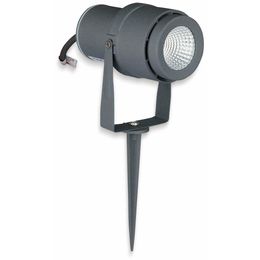 V-TAC LED-Gartenleuchte 857G (7551), EEK: G, 12 W, 720 lm, 4000 K, grau