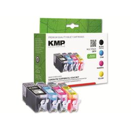 KMP Tintenpatronen-Set kompatibel für Canon PGI-525PGBK/CLI-526C/M/Y
