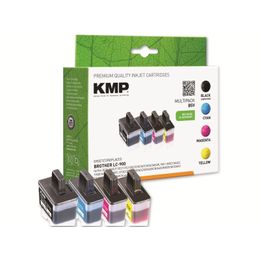 KMP Tintenpatronen-Set kompatibel für Brother LC-900BK/C/M/Y