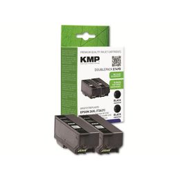 KMP Tintenpatronen-Set kompatibel für Epson 26XL (2X T2621), schwarz