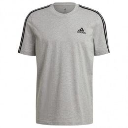 Adidas - 3-Stripes Sport Essentials T-Shirt - T-Shirt Gr M grau