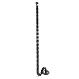 boho office® Kabelführung Slim Line 2.0, Kabelmanagement in schwarz matt, kürzbar mit 62 flexiblen Elementen