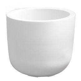 Serralunga - Cup Pflanzgefäß H58cm - weiß/lackiert/H x Ø 58x70cm