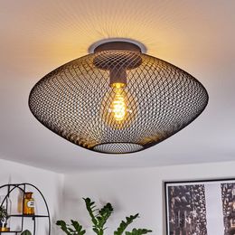 hofstein Moholm Deckenleuchte Schwarz, 1-flammig