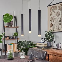 hofstein Freshwater Pendelleuchte LED Schwarz, 3-flammig