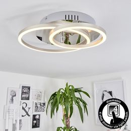 hofstein Buren Deckenleuchte LED Aluminium, Chrom, 1-flammig