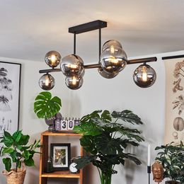 hofstein Chehalis Deckenleuchte LED Schwarz, 9-flammig