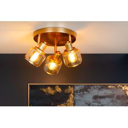 Lucide BJORN Deckenleuchte Gold, Messing, 3-flammig