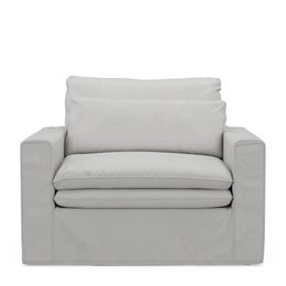 Rivièra Maison Loveseat Continental, Ash Grey, Washed Cotton