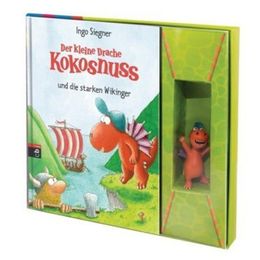 cbj Der kleine Drache Kokosnuss und die starken Wikinger, m. 3D-Figur 'Kokosnuss' - Ingo Siegner, Gebunden