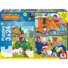 Schmidt Spiele Benjamin Blümchen, In Aktion (Kinderpuzzle)