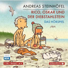 Silberfisch Rico & Oskar Band 3: Rico, Oskar und der Diebstahlstein (2 Audio-CDs) - Andreas Steinhöfel (Hörbuch)