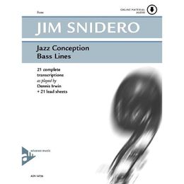 Jazz Conception, Bass Lines, w. Audio-CD, Geheftet
