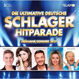 Telamo Die ultimative deutsche Schlager Hitparade: Frühjahr/Sommer 2020/21 (5 CDs) - Various. (CD)