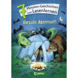 Loewe Verlag Vorsicht, Abenteuer! / 7-Minuten-Geschichten zum Lesenlernen Bd.1, Gebunden