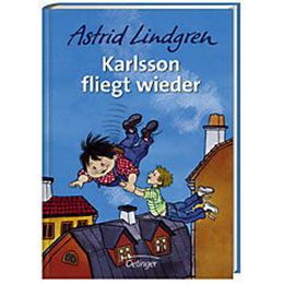 Oetinger Karlsson vom Dach 2. Karlsson fliegt wieder - Astrid Lindgren, Gebunden