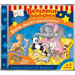 Benjamin Blümchen, Gute-Nacht-Geschichten, Kleine Helden, Audio-CD - Benjamin Blümchen (Hörbuch)