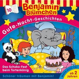Benjamin Blümchen Band 10: Gute-Nacht-Geschichten (1 Audio-CD) - Benjamin Blümchen (Hörbuch)