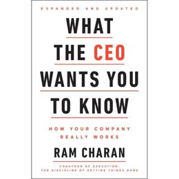 Penguin Random House What the CEO Wants You To Know - Ram Charan, Kartoniert (TB)