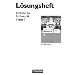 Schlüssel zur Mathematik 7. Schuljahr. Lösungen zum Schülerbuch. Differenzierende Ausgabe Niedersachsen - Helga Berkemeier, Kartoniert (TB)