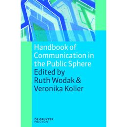 De Gruyter Handbook of Communication in the Public Sphere, Kartoniert (TB)