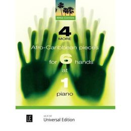 Universal Edition 4 More Afro-Caribbean Pieces for 6 Hands at 1 Piano, Kartoniert (TB)
