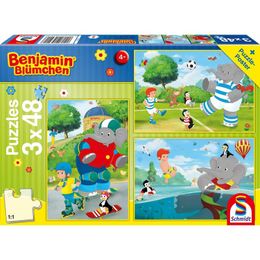 Schmidt Spiele Benjamin Blümchen, Sport und Spiel mit Törööö! (Kinderpuzzle)