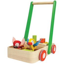 Plan Toys - Lauflernwagen VOGEL 17-teilig in bunt