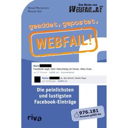 Riva Verlag geaddet, gepostet, Webfail! - Nenad Marjanovic, Manuel Iber, Kartoniert (TB)