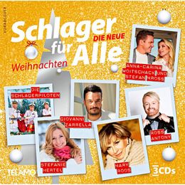 Telamo Schlager für Alle - Weihnachten (Die Neue) (3 CDs) - Various. (CD)