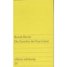 Die Gewehre der Frau Carrar - Bertolt Brecht, Taschenbuch