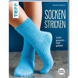 Socken stricken - Manuela Burkhardt, Taschenbuch