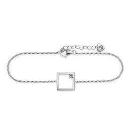 CAI Armband 925/- Sterling Silber Zirkonia weiß 16+3cm Glänzend