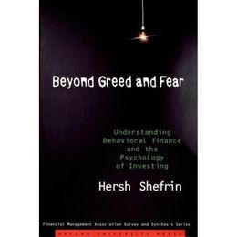 Oxford University Beyond Greed and Fear - Hersh Shefrin, Kartoniert (TB)