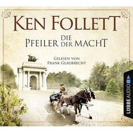 Bastei Lübbe Die Pfeiler der Macht,6 Audio-CDs - Ken Follett (Hörbuch)