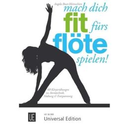 Universal Edition Mach dich fit fürs Flöte spielen!, für Flöte - Mach dich fit fürs Flöte spielen!, Kartoniert (TB)