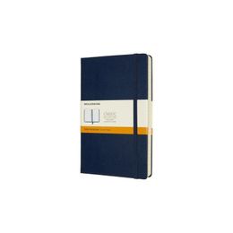 Moleskine Notizbuch Erweitert Large/A5 Liniert, Hardcover, Saphir, Gebunden